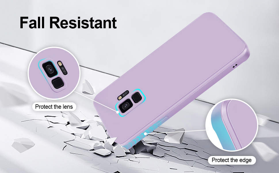 Amazon.com: GiiYoon Silicone Case Compatible with Samsung Galaxy S9, Full Body Silky Soft Touch ...