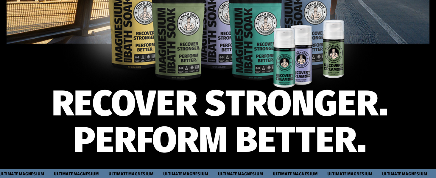 Amazon.com : Coach Soak Recovery Bath Soak - Alternative to Epsom Salt Bath Soak - Fast ...