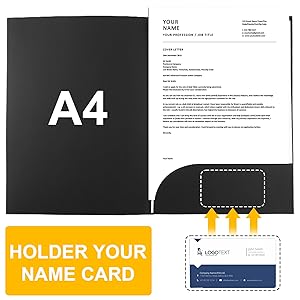 APACALI 20 Stück Präsentationsmappe a4 pappe, Kraftpapier Dokumentenmappe a4 Pappe mit ...