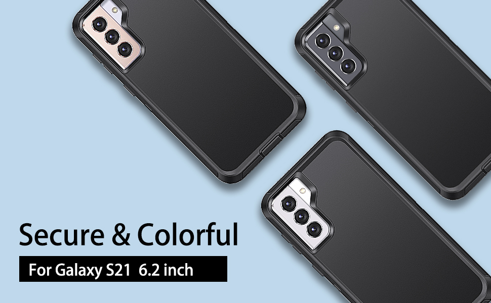 Amazon.com: I-HONVA for Galaxy S21 5G Case Shockproof Dust/Drop Proof 3-Layer Full Body ...