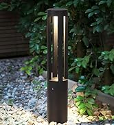 Amazon.com: PTOUG Landscape Path Light with 3000K LED Lighting - IP65 Waterproof Post Bollard ...