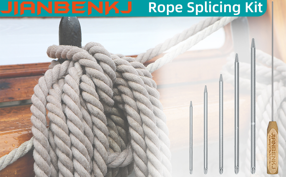 Amazon.com: Rope Splicing Tool Kit, Rope Splicing FID Kit for Double ...