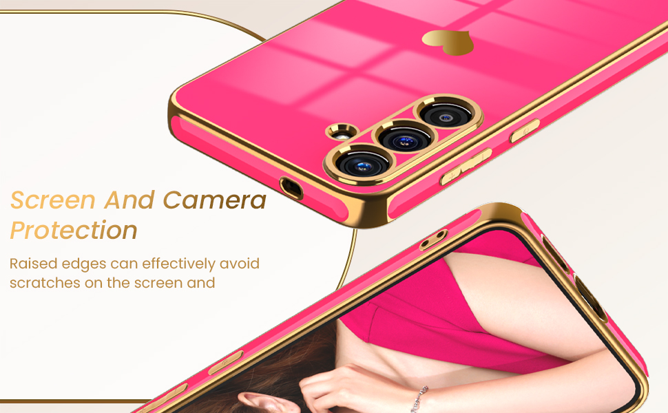 Amazon.com: Dretal for Samsung Galaxy S25+ Plus 5G Case with Screen Protector, Women Girl Cute ...