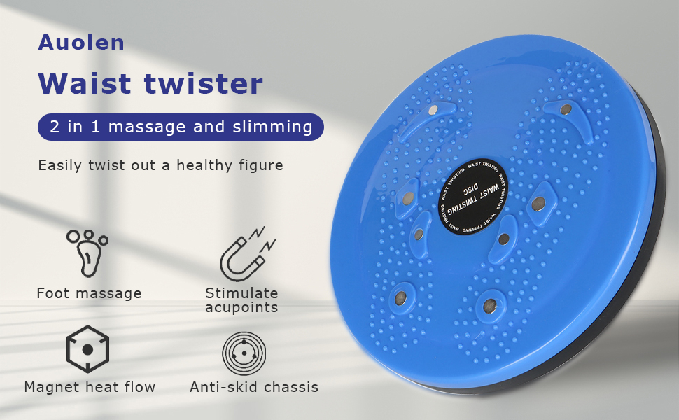 Twisting Waist Disc, Core Ab Twister Board for Exercise 9.8 inch Waist ...