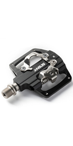 Amazon.com : ANSJS Road Bike Pedals, Lightweight Clipless Bicycle Pedals with Cleats Set ...