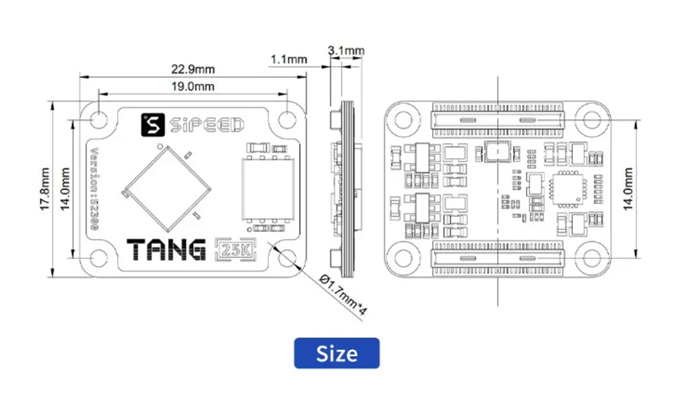 Amazon.com: Sipeed Tang Primer 25K Core Board RISCV FPGA Development Board : Electronics