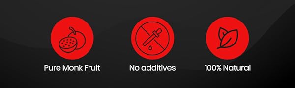 Amazon.com: Subsugar Monk Fruit Sweetener No Erythritol with pump dispenser, 100% Pure Monkfruit ...