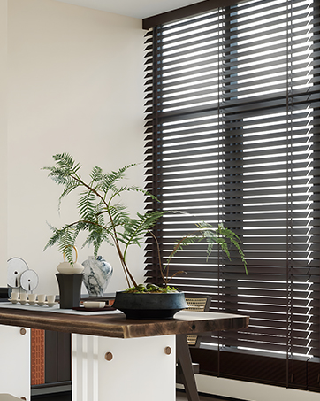 Amazon.com: EVOZEN Faux Wood Blinds 2 Inch Cordless, Room Darkening Mini Venetian Horizontal ...