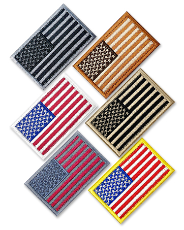 Amazon.com: American Flag Patch 12pcs Bundle Set, Funny Vintage Hook & Loop Fastener Full ...