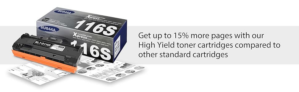 Amazon.com: MLT-D116S 2 Pack Blk Toner Crtg, MLT-D116S Black Toner Cartridge Replacement for ...