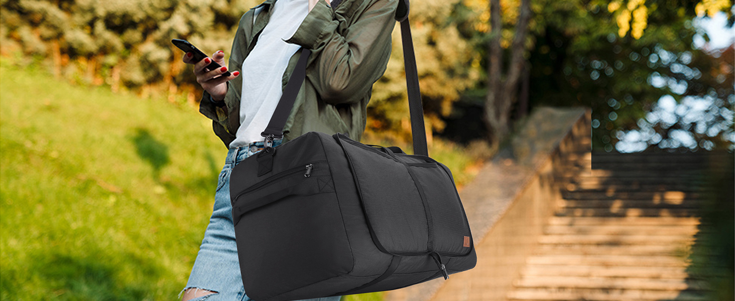 Amazon.com | 150L Large Waterproof Bag for Men Travel, Extra Large Trave Duffle Bag with Shoe ...