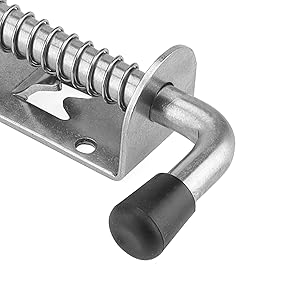 SENJEOK 8 Pack 5 Inch Spring Loaded Latch Pin, Silvery Metal Spring ...