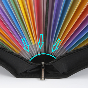 Amazon.com : SEEKIND Accordian File Organizer with Handle,26 Pockets Expanding File Folder ...