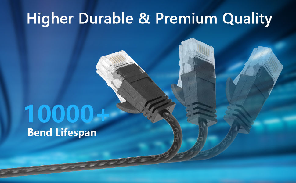 Amazon.com: SinLoon CAT6A Ethernet Cable, High Speed 10Gbps 500Mhz Network Cord, Soft PVC LAN ...