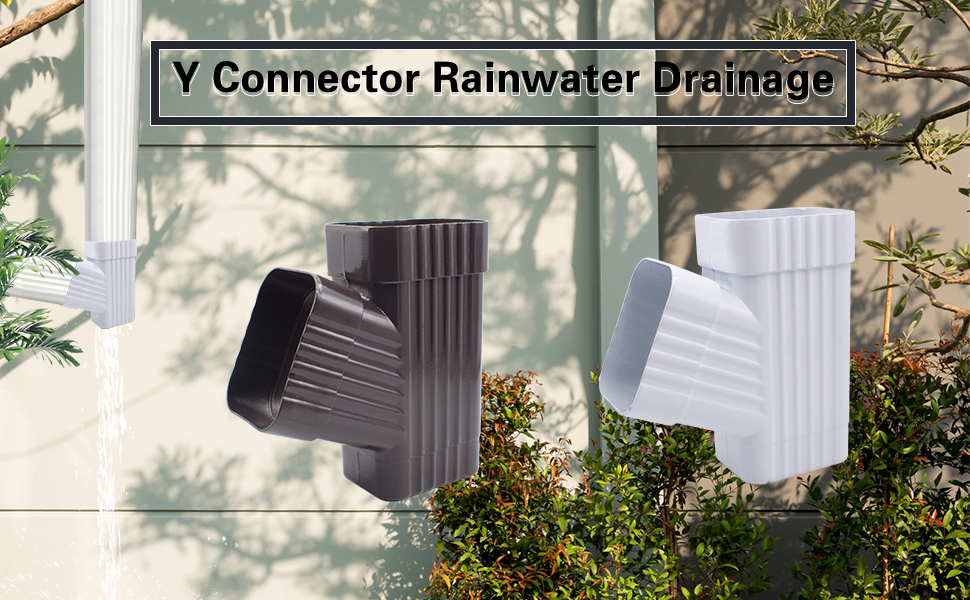 Downspout Y Connector Downspout Gutter for Y Connector 2x3Inch ...