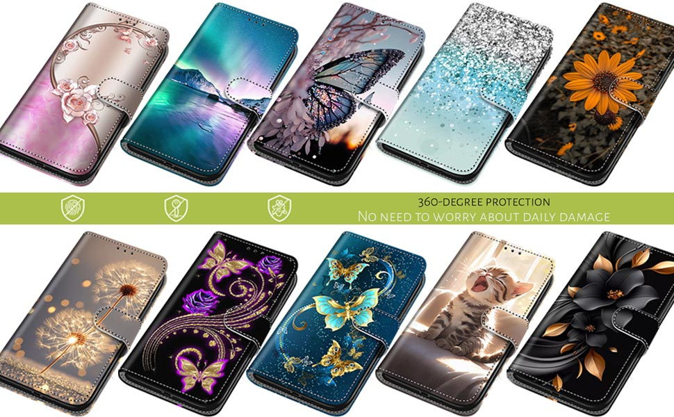 Mobile Phone Case for Xiaomi 11T / 11T Pro Case, Flip Foldable Magnetic Case with Stand Function ...