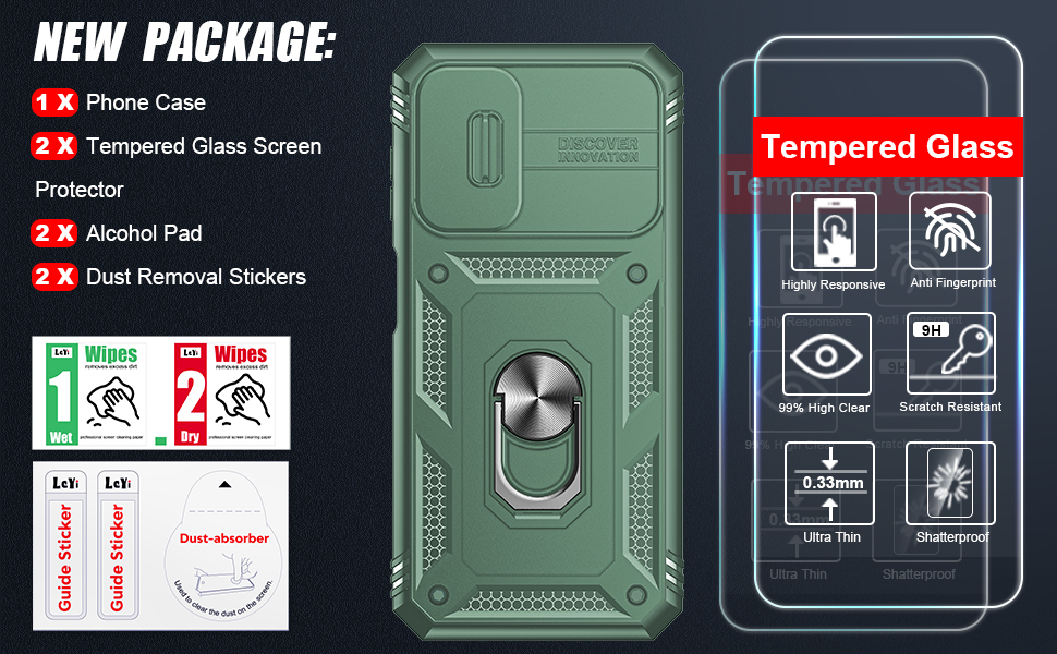 Amazon.com: LeYi for Galaxy A14 5G Case: Samsung A14 5G Case with Slide Camera Cover [2 Packs ...