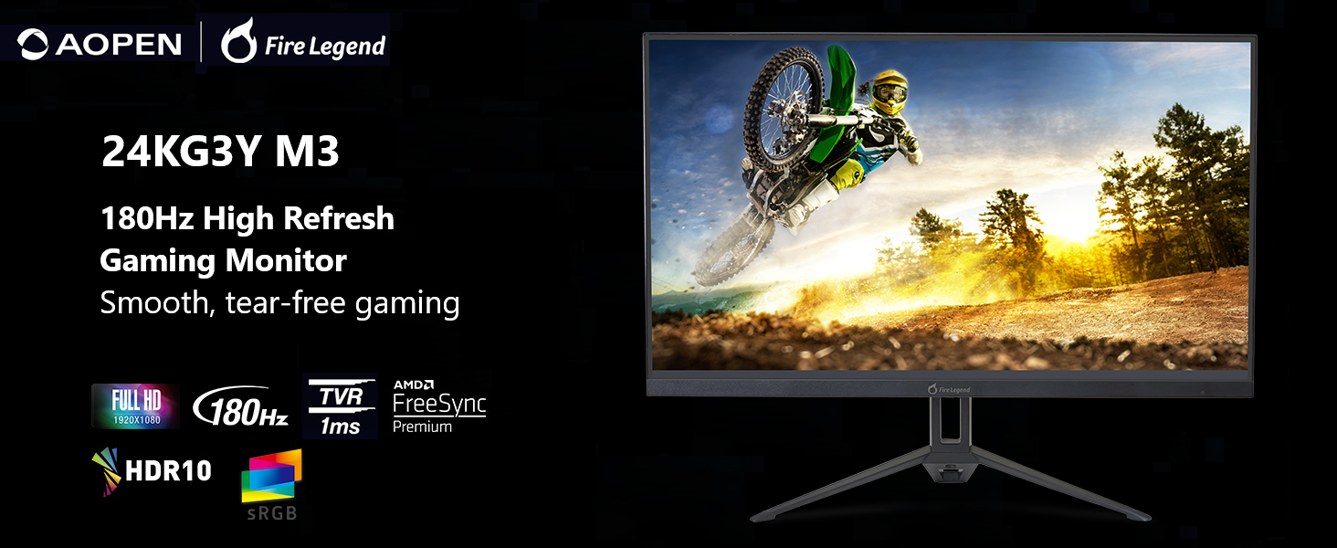 Amazon.com: AOPEN by Acer 24KG3Y M3bip 23.8” Full HD 1920 x 1080 Ultra-Thin Gaming and for Work ...