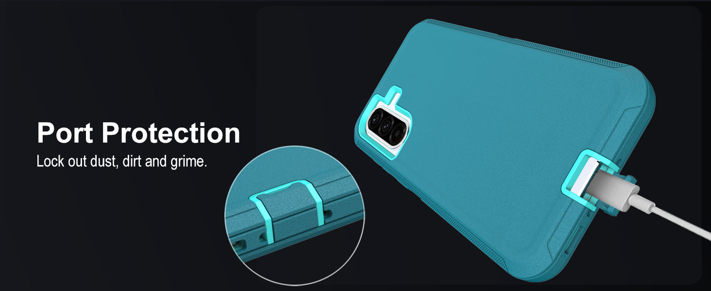 Amazon.com: Aliruke for Samsung Galaxy A36 5G Case, 16ft Drop Protection, with Dustproof Port ...