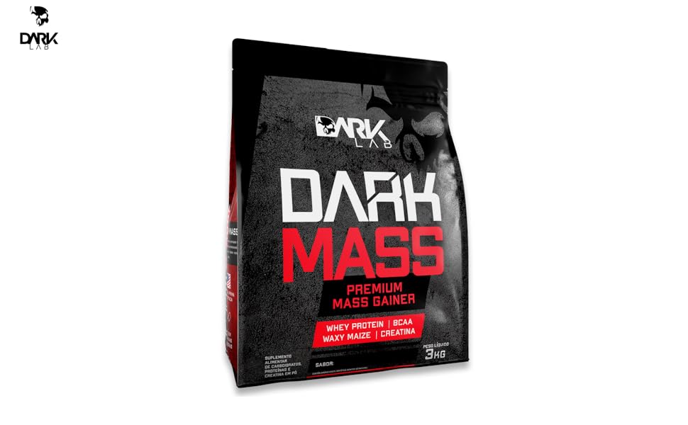 Hipercalórico Dark Mass 3Kg Dark La (3KG, Morango) | Amazon.com.br