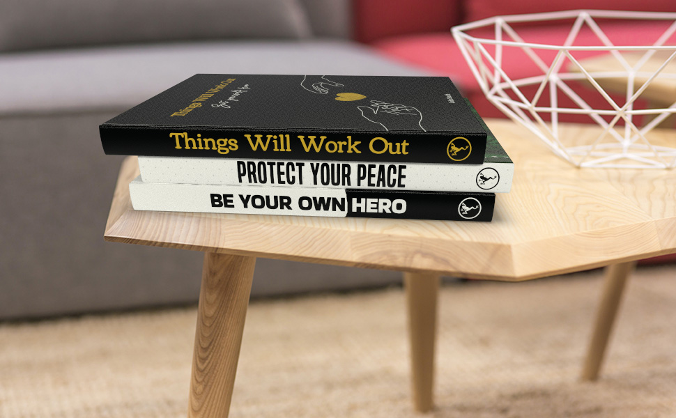 Amazon.com - DAARVAK Decorative Books for Display Set of 3 - Decor Books for Bookshelf,Coffee ...