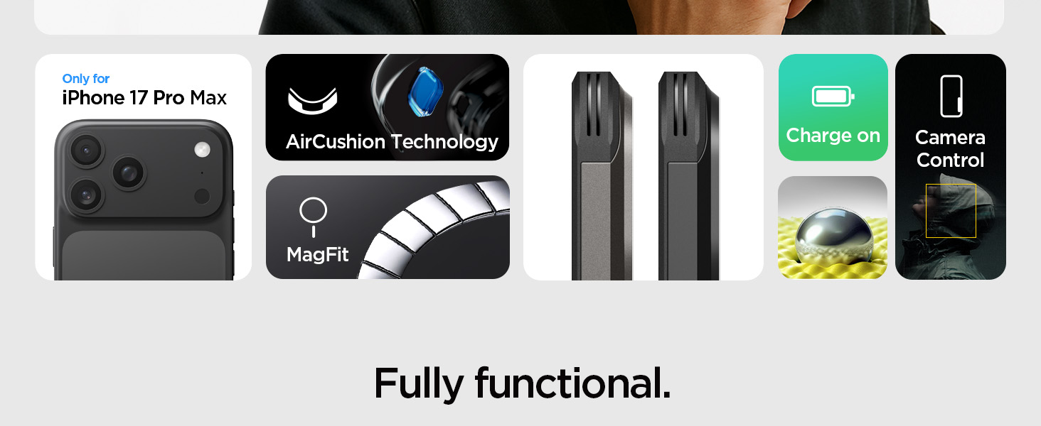 Amazon.com: Spigen for iPhone 17 Pro Max Case, Tough Armor T MagFit [Camera Control Button ...