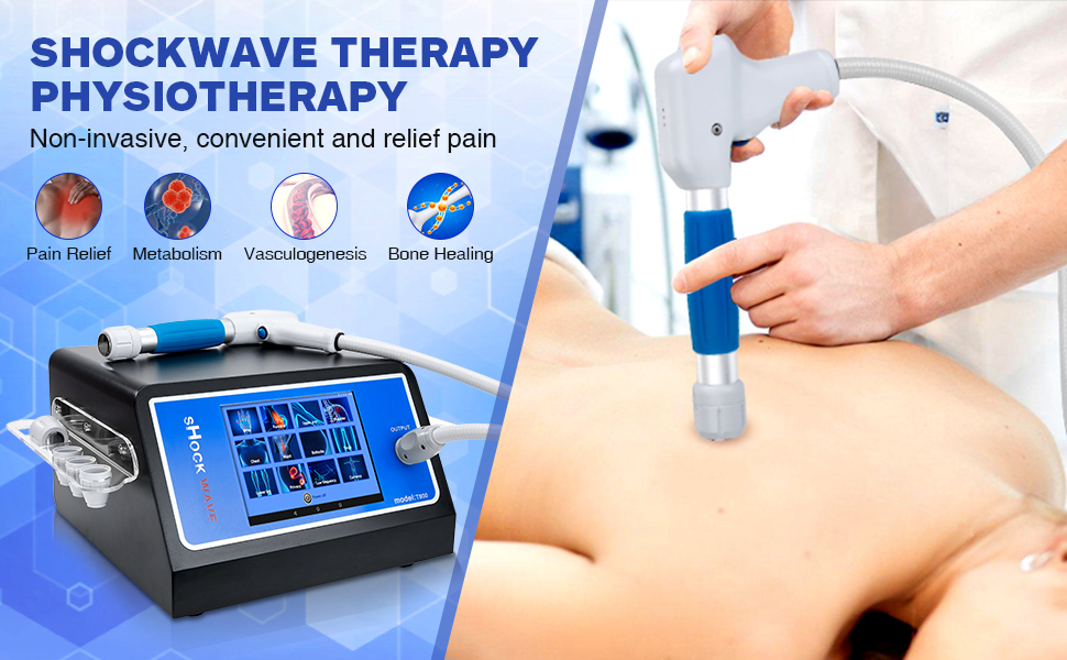 Amazon.com: nubulala Shock Wave Therapy Machine with 10 Bar for Joint and Muscle and Bone Tissue ...