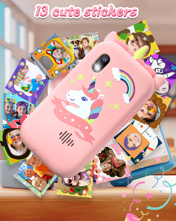 Amazon.com: Anesky Kids Smart Phone Toy, 32GB Educational Pretend Play ...