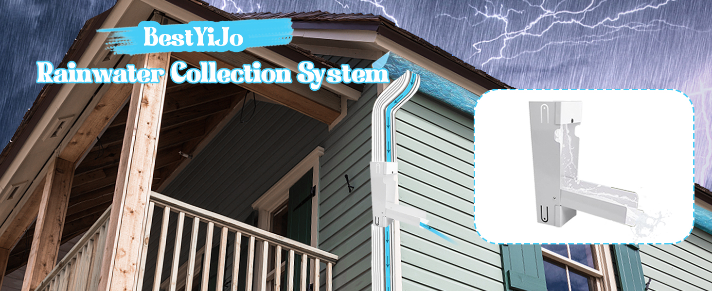 Rain Barrel Diverter Rainwater Collection System, Downspout Diverter ...