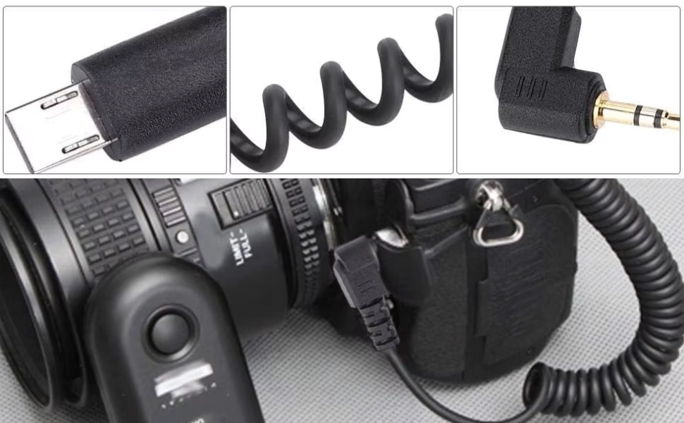 2.5mm N3 Camera Remote Control Shutter Release Cable Cord MC DC2 N3 Shutter Release Cord Cable ...