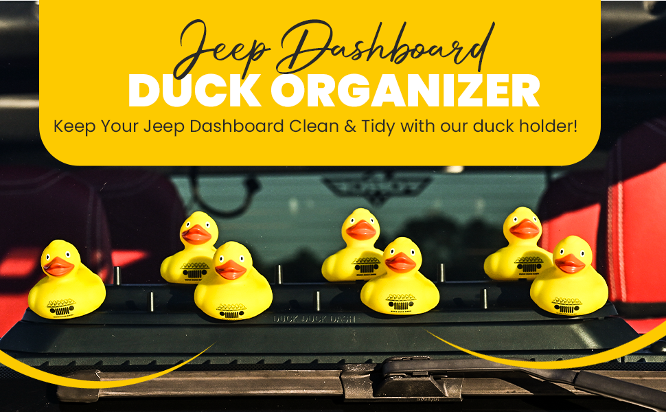 Amazon.com: Duck Duck Dash | Dashboard Rubber Duck Holder for (2018 ...