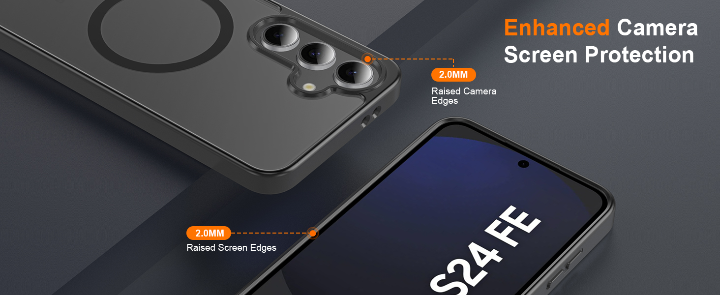 Amazon.com: Ezanmull for Samsung Galaxy S24 FE Case Magnetic Shockproof, [Fit for MagSafe ...