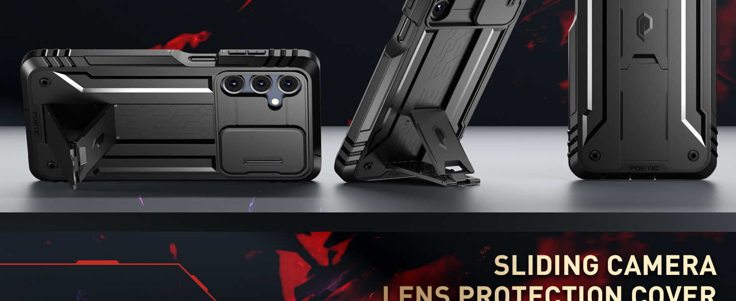 Amazon.com: Poetic Revolution Case for Samsung Galaxy A16 4G/5G,[Slide Camera Cover],[20FT Mil ...