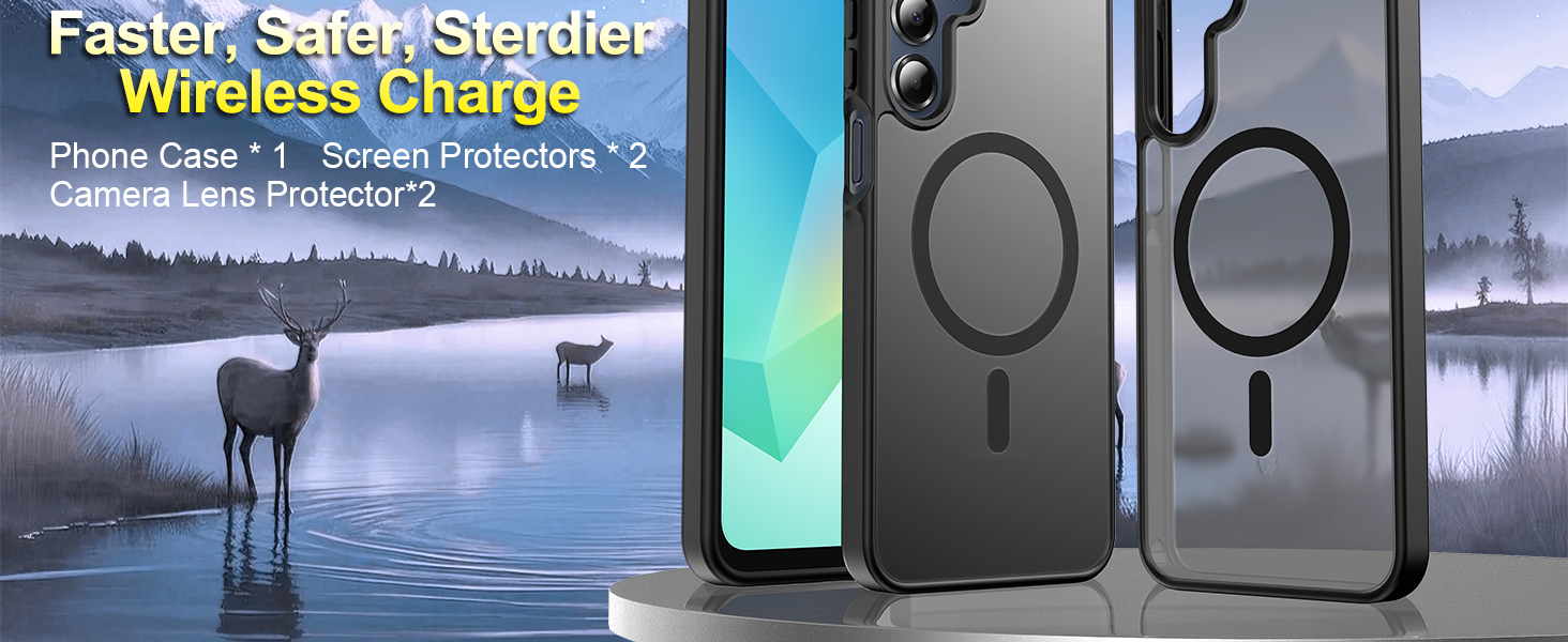 Amazon.com: Mangix for Samsung Galaxy A16 5G Phone Case, with 2-Pack Tempered Glass Screen ...