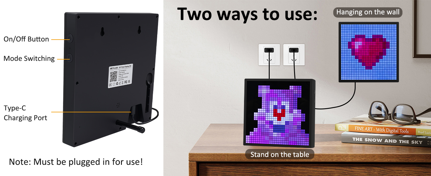 Amazon.com: REYLAX LED Pixel Display 32x32 RGB LED Matrix Panel ...