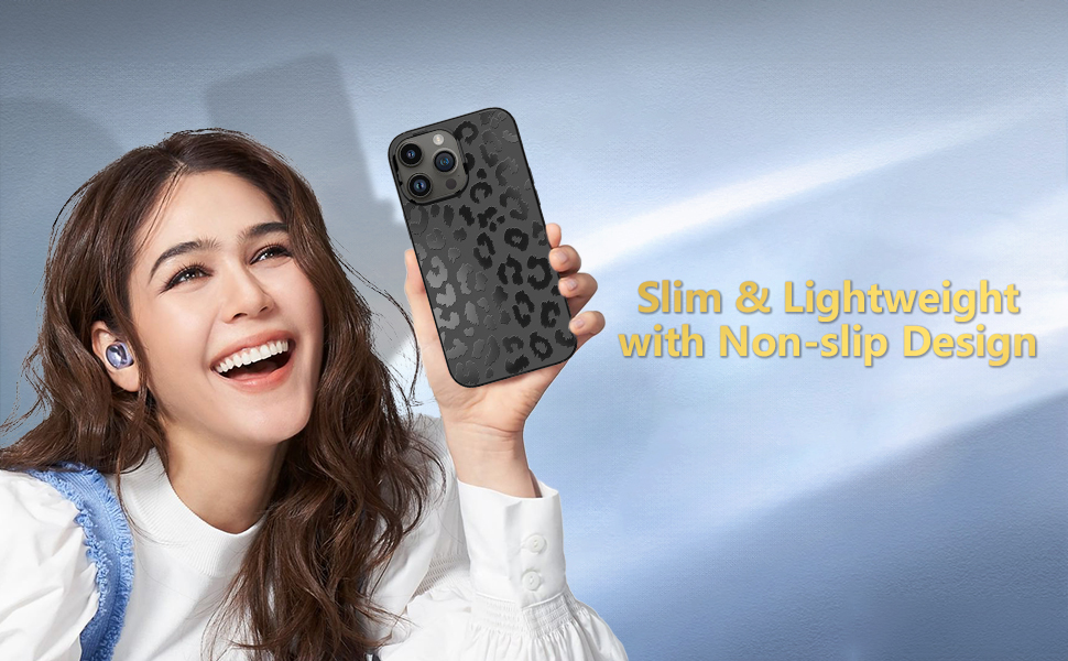 Amazon.com: Scorpify for iPhone 15 Pro Max Case Black Leopard Design, Compatible with MagSafe ...