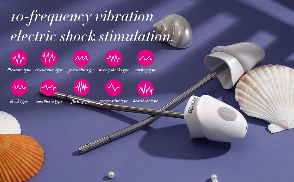 Amazon.com: LOCKINK Urethral Sounds Electro Shock and Vibrating Penis Plug, Vibrating Urethral ...