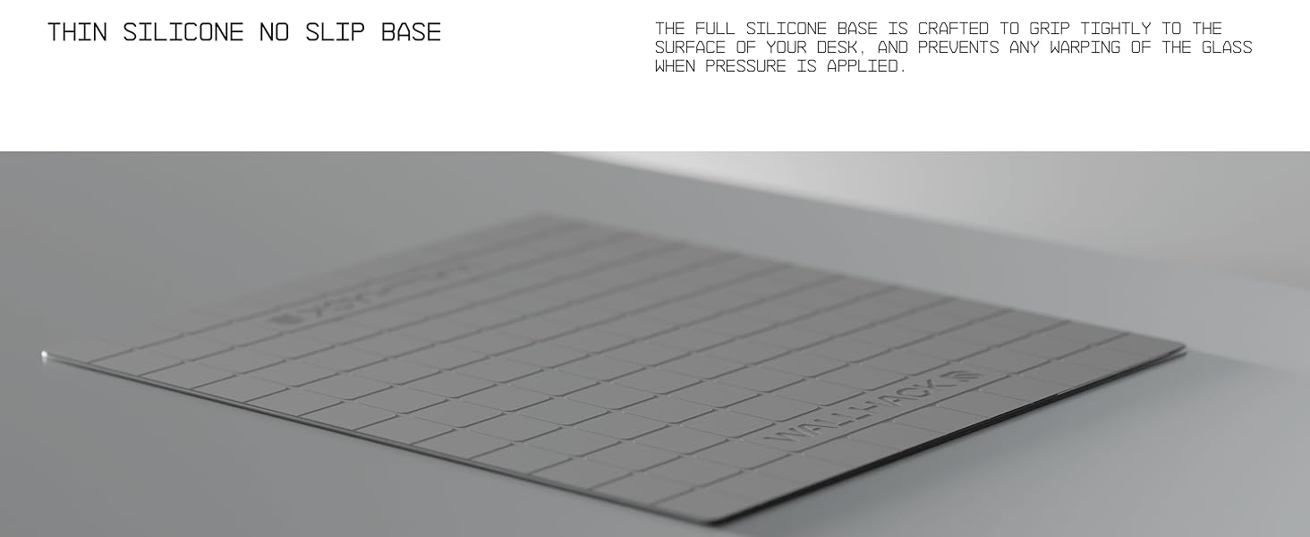 Wallhack SP-004 Glass Gaming MousePad - Professional Esport Mouse Mat w/Specialty Surface for ...