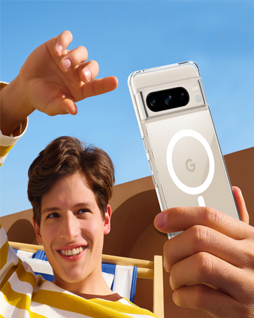 Amazon.com: ottpluscase for Google Pixel 8 Pro Case for 𝐌𝐚𝐠𝐬𝐚𝐟𝐞 with Tempered Glass Screen ...