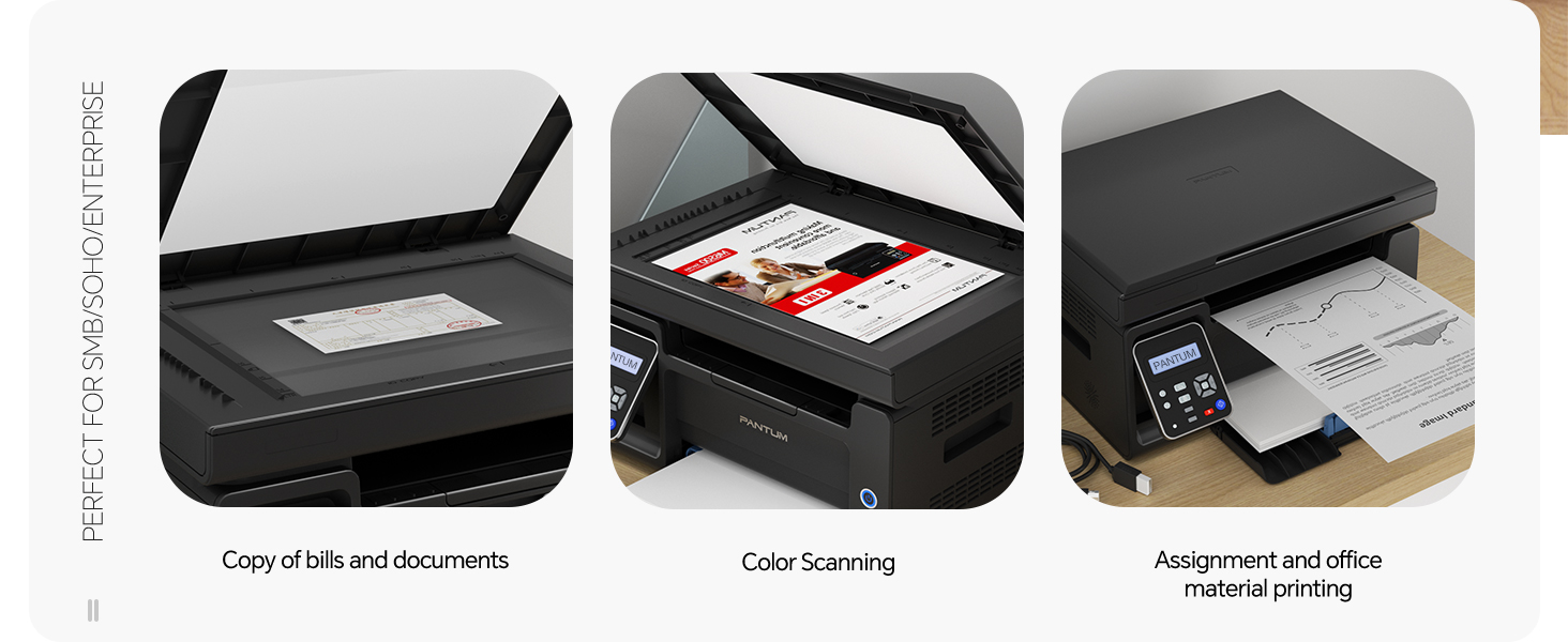PANTUM M6500NW Multifunction Laser Printer, Wireless Mono A4 Printer ...