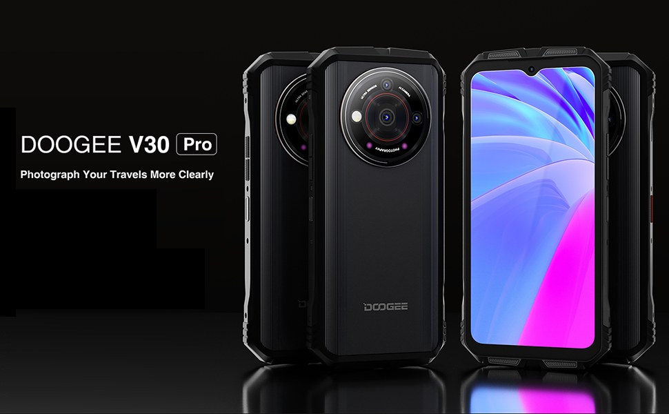 DOOGEE V30 Pro 5G Teléfono Móvil Resistente, 32GB+512GB Android 13, 6.58" FHD+ Impermeable ...