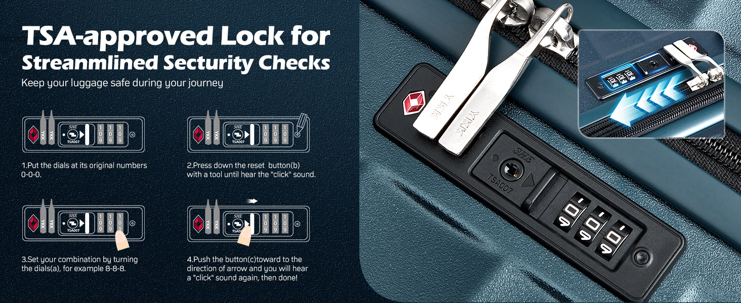 Amazon.com | CASELLY Luggage sets 3 piece with Spinner Wheels, PC Hard Shell Travel Luggage ...