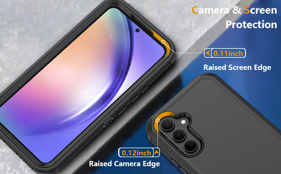 Amazon.com: TASHHAR Phone Case for Samsung Galaxy A54 5G case,Heavy Duty Hard Shockproof Armor ...