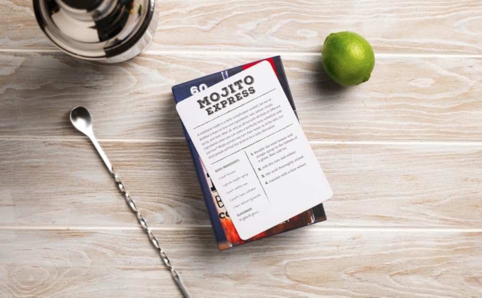 The Home Bartender Cocktail Cards: 60 Cocktails with Four Ingredients or Less: Carley, Shane ...