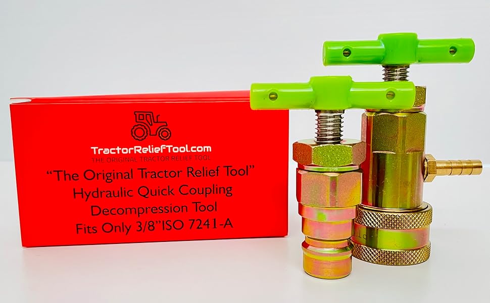 Amazon.com: 3/8" 7241-A The Original Hydraulic Quick Coupling Pressure Decompression Relief ...