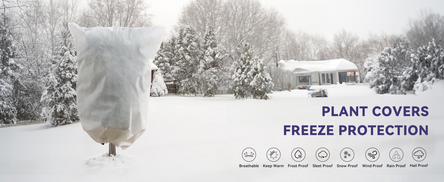 Amazon.com : DazSpirit 1 Pack Plant Covers Freeze Protection, Large 78. ...