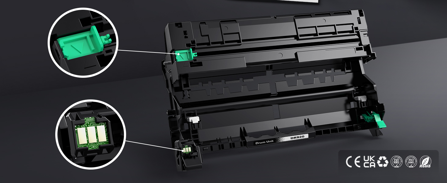 Amazon.com: INK4U DR920 Drum Unit Compatible Replacement for Brother DR920 DR-920 Drum Unit for ...