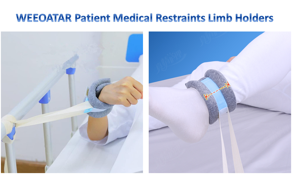Amazon.com: WEEOATAR Patient Medical Restraints Limb Holders, Hospital ...