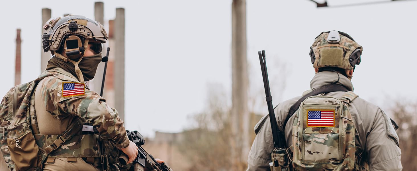 Amazon.com: Black American Flag Patch Embroidered Tactical Morale Military USA Flag Hook and ...