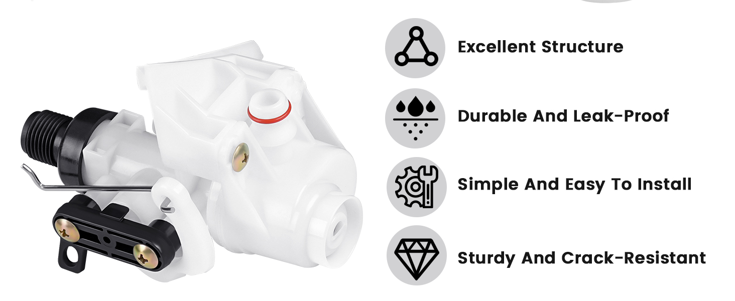 Amazon.com: 31705 31688 RV Toilet Water Valve Kit for Thetford Aqua-Magic V High and Low Models ...